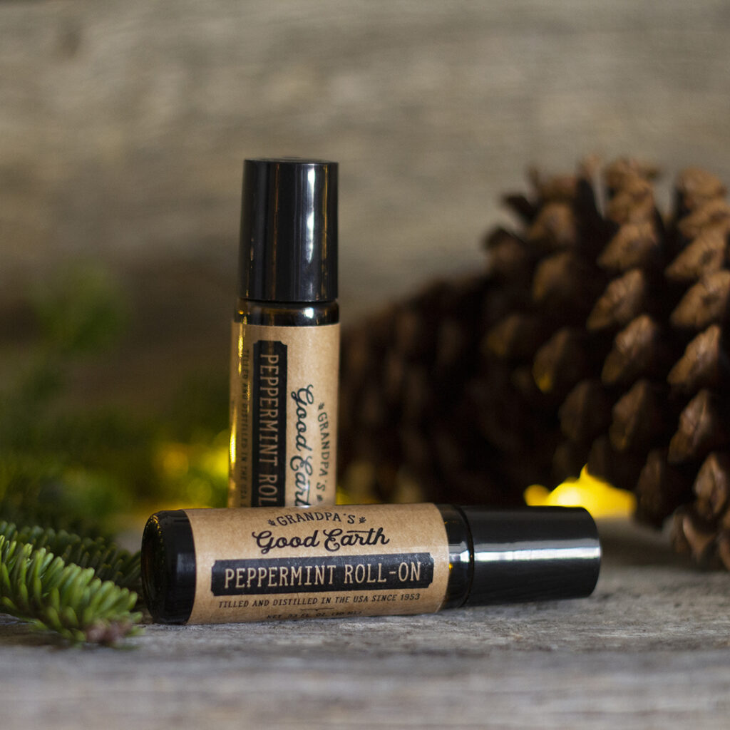 Peppermint Essential Oil Roll-On | Grandpa's Good Earth