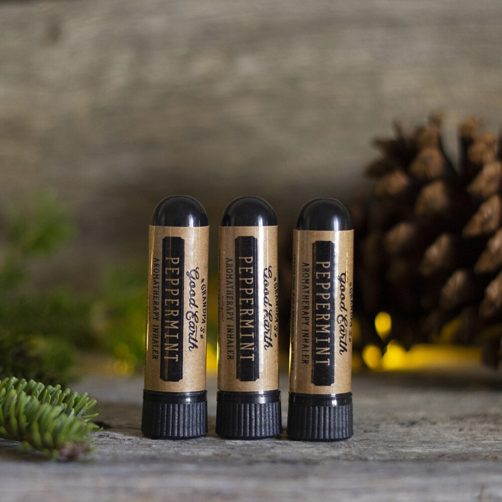 Peppermint Aromatherapy Inhaler | Grandpa's Good Earth