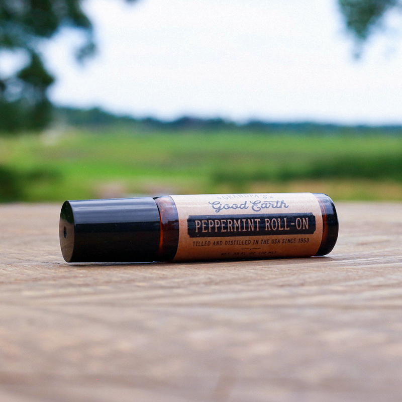 Peppermint Essential Oil Roll-On | Grandpa's Good Earth